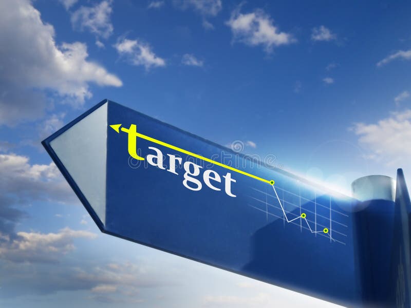Focus on target stock photo. Image of great, blue, concepts - 9647540