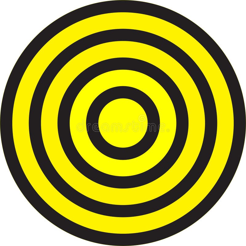 Black Yellow Target Stock Illustrations – 3,595 Black Yellow Target ...