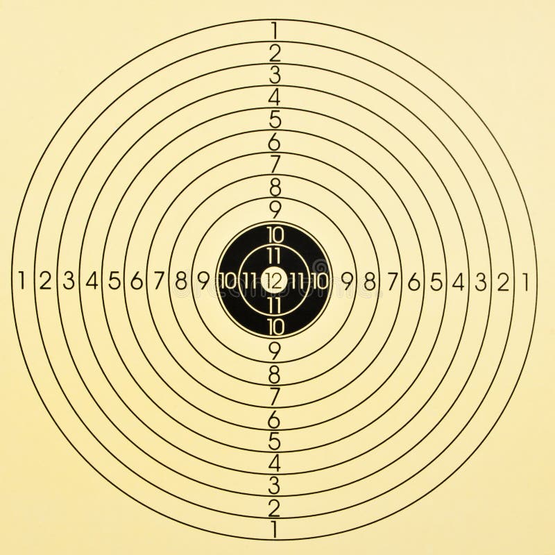 Target with Bullet Holes stock image. Image of success - 6460507
