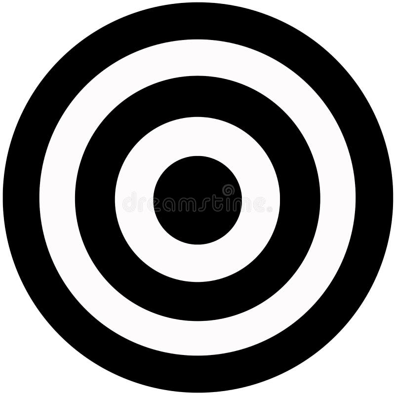 Circular target stock illustration. Illustration of black - 1809178