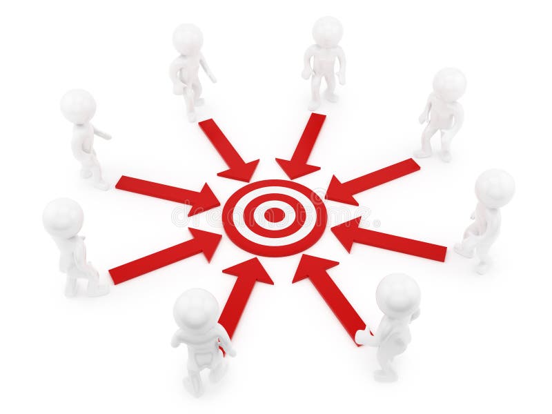 Target stock illustration. Illustration of group, work - 26384823