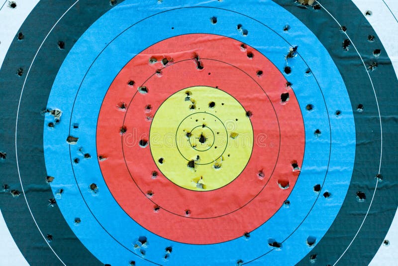 Archery Shooting Target stock photo. Image of target - 23649924