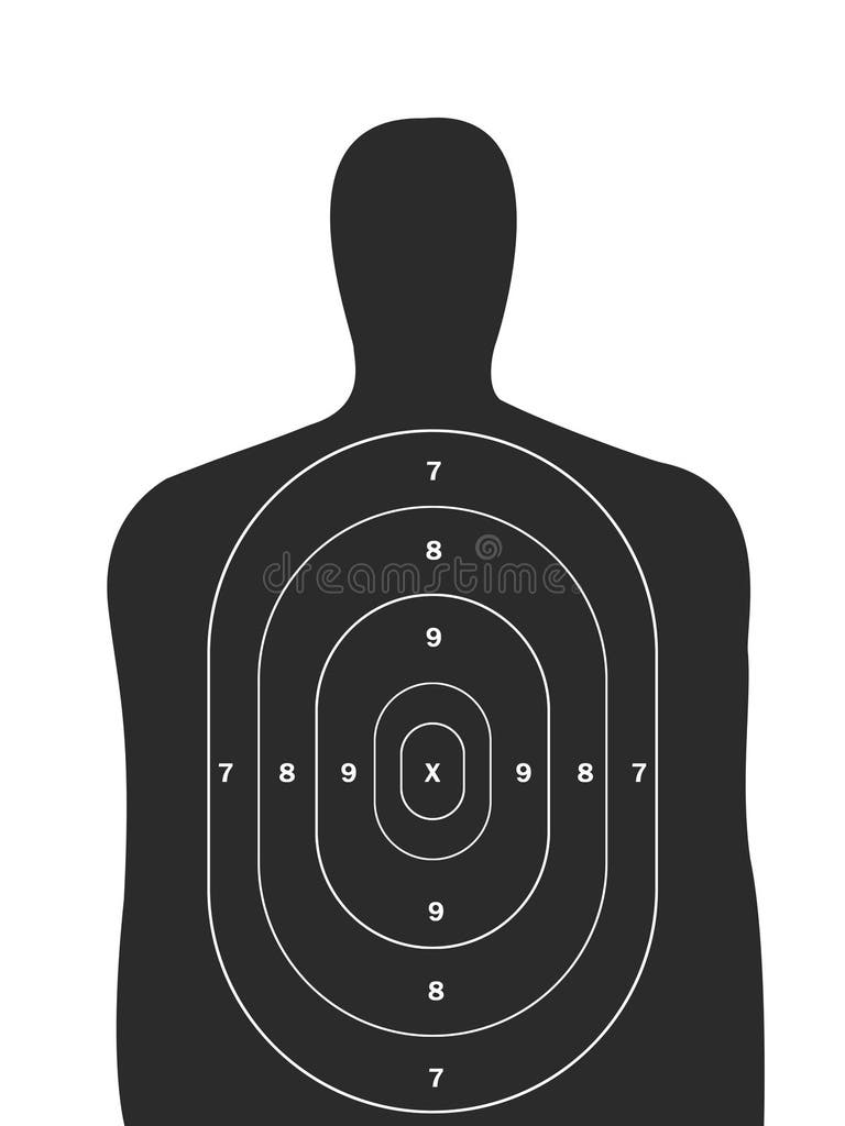 Shooting Target Isolated Stock Illustrations – 17,691 Shooting Target ...