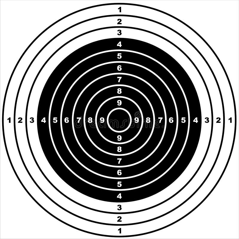 Target stock illustration. Illustration of aiming, dead - 7018377