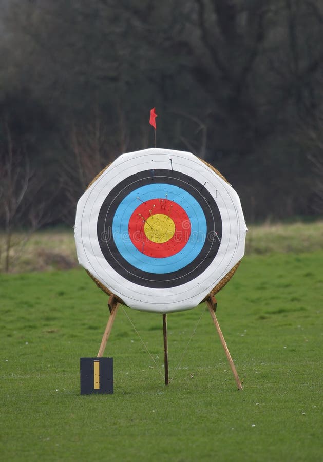 Archery target stock image. Image of arrows, victory - 31417177