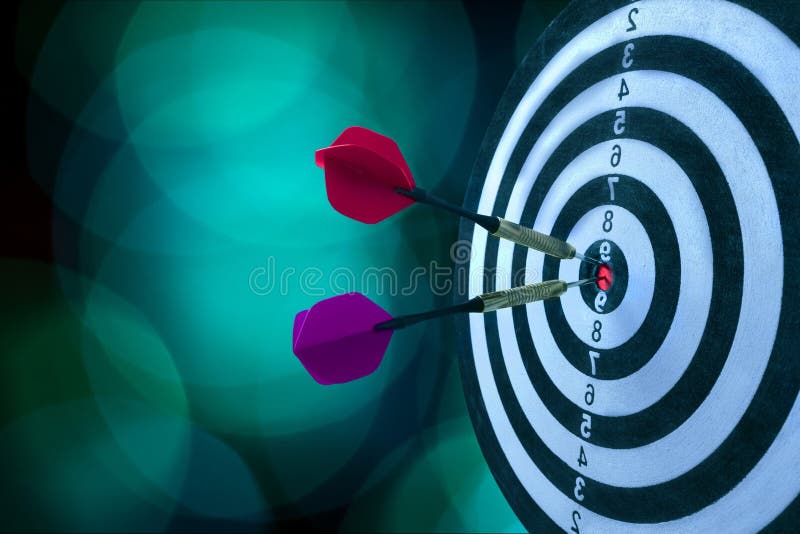 Ambition and Target Concept with Paper Plane. 3d Rendering Stock Image ...