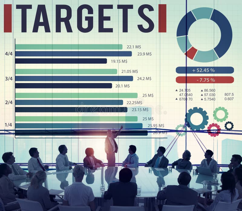 Target Achievement Goal Success Aspiration Concept Stock Image - Image ...