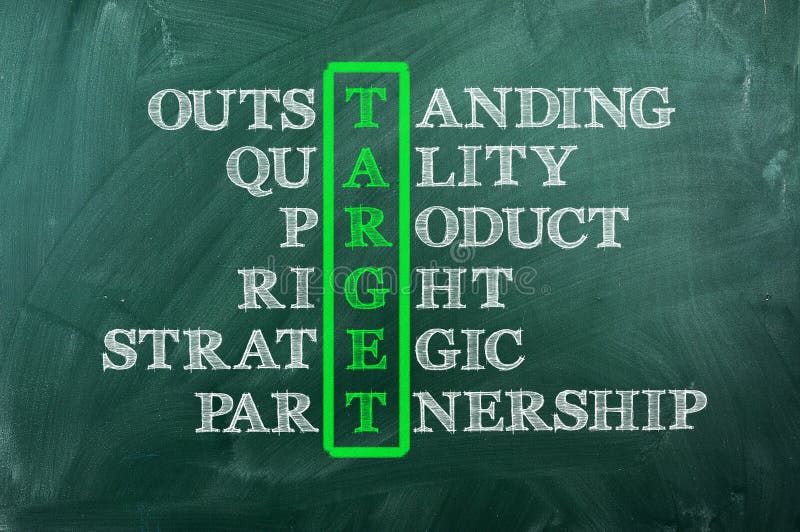 Target stock photo. Image of chalk, chalkboard, partnership - 36579602