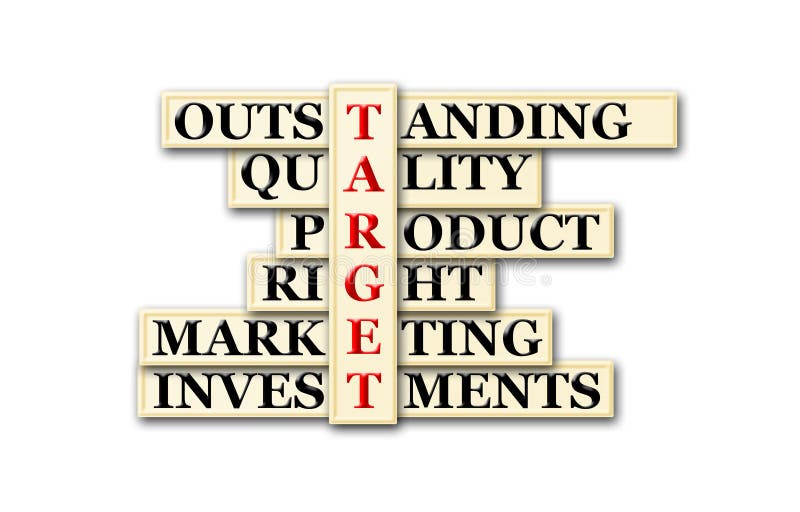Target stock illustration. Illustration of acronym, prosperity - 36812154
