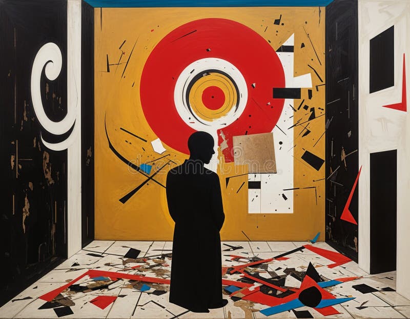 The Target - AI Generated Image (Synthography Art) Stock Illustration ...