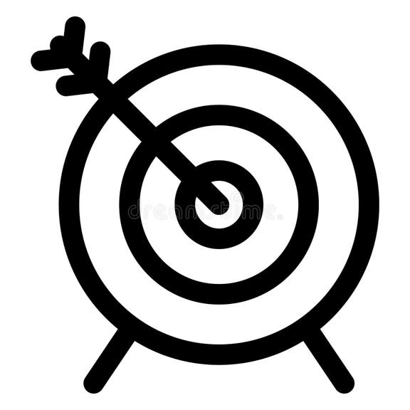 Target, Aim Bold Vector Icon Which Can Easily Edit Stock Vector ...
