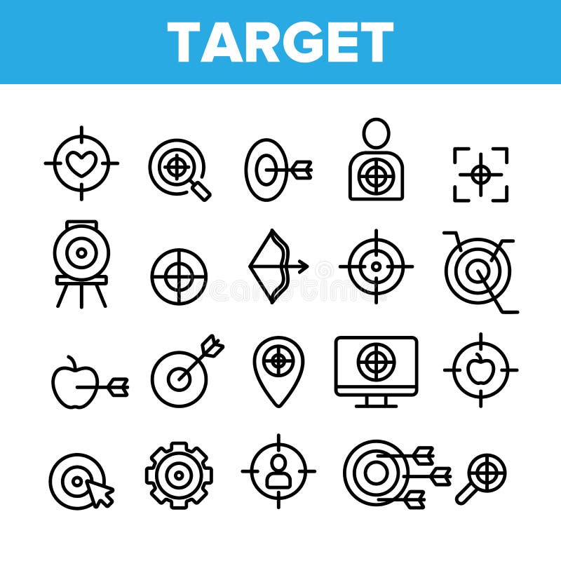 Aim Pictograms Stock Illustrations – 391 Aim Pictograms Stock ...
