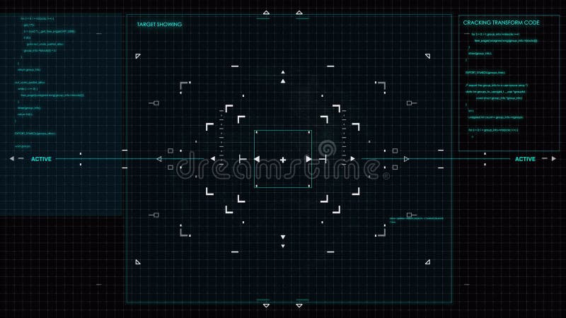 Target Analysis World Map Element. User Interface in Air Force and ...