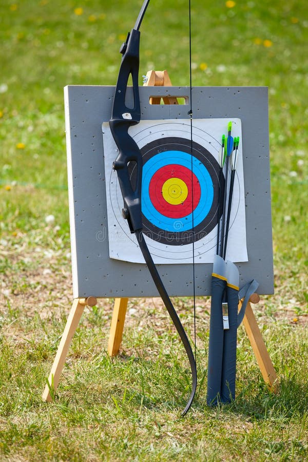Target archery stock image. Image of circle, hobbies - 14168795