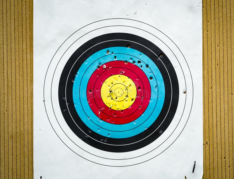 Target stock photo. Image of arrow, accuracy, hole, concentration ...