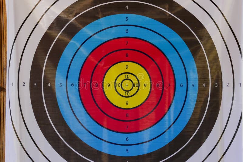 Target for archery game stock photo. Image of goal, ring - 62926742
