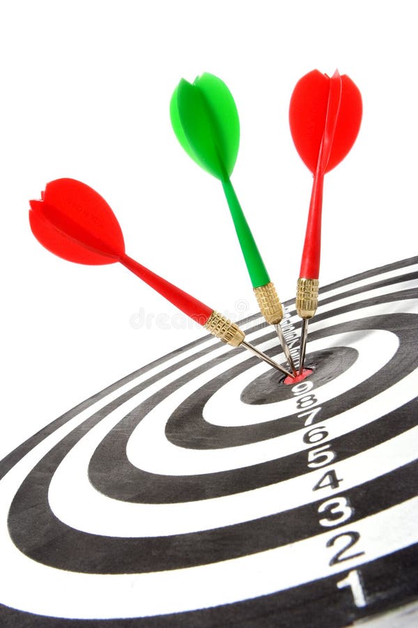 Target with arrow stock photo. Image of precise, mark - 2500294