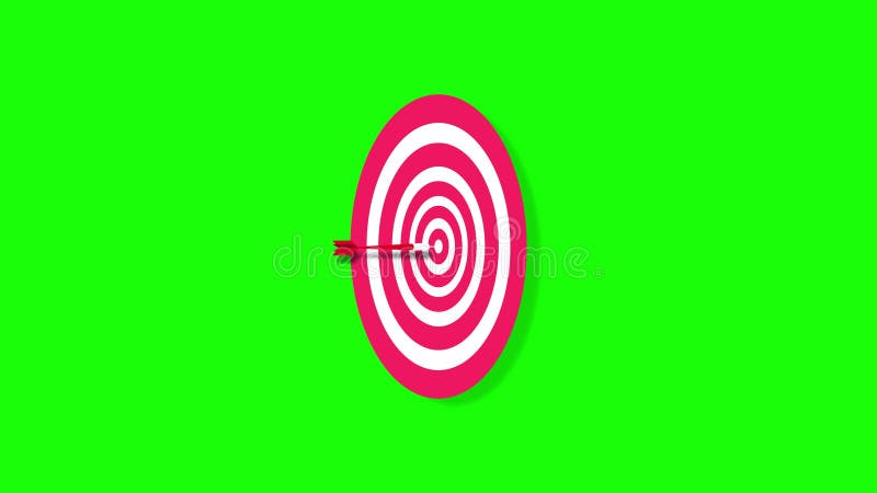 On Target Arrow Animation of Arrows Being Thrown into the Target Board ... On Target Arrow Animation of Arrows Being Thrown into the Target Board ...