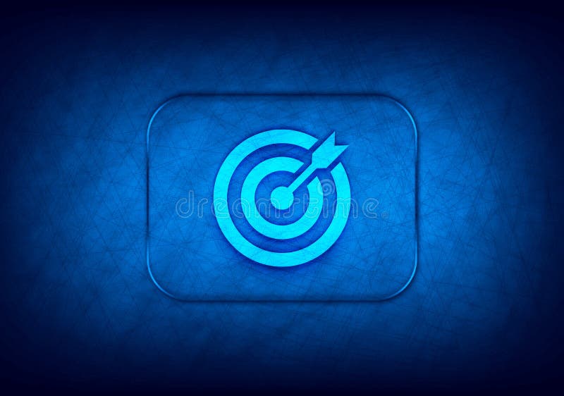 Target Arrow Icon Abstract Digital Design Blue Background Stock Image ...