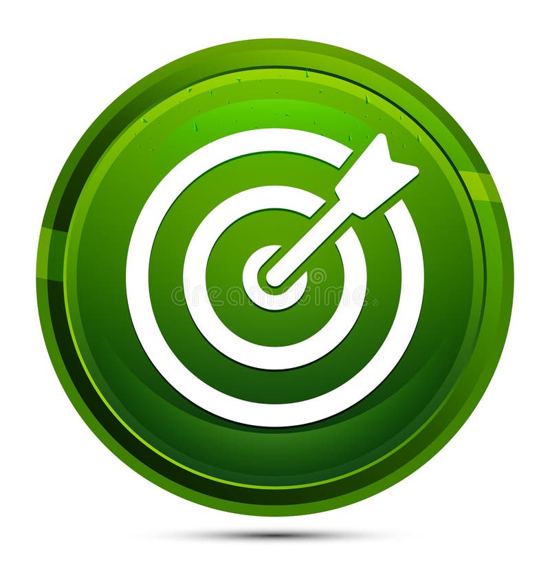 Target Arrow Icon Glass Round Buttons Set Illustration Stock Vector ...