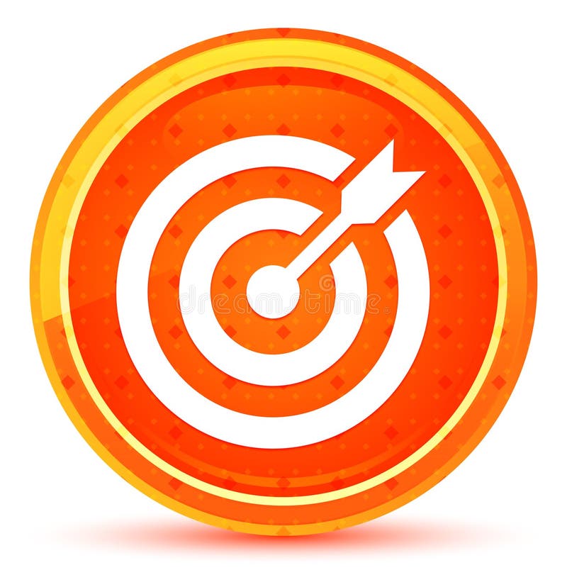 Op Art Bullseye Orange Blue Pale Blue Stock Illustration - Illustration ...