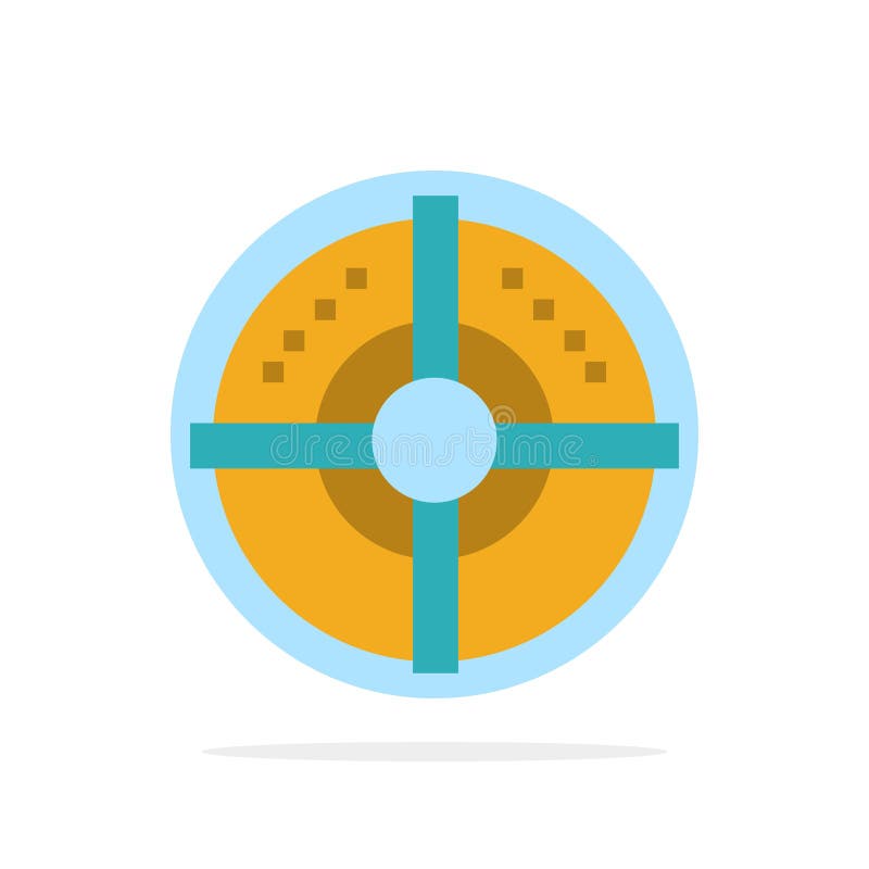 Target, Arrow, Strategy, Point Abstract Circle Background Flat Color ...