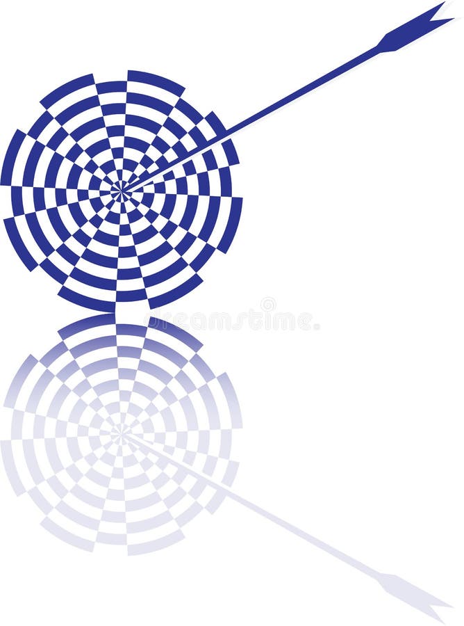Target and arrow stock vector. Illustration of commitment - 40899415