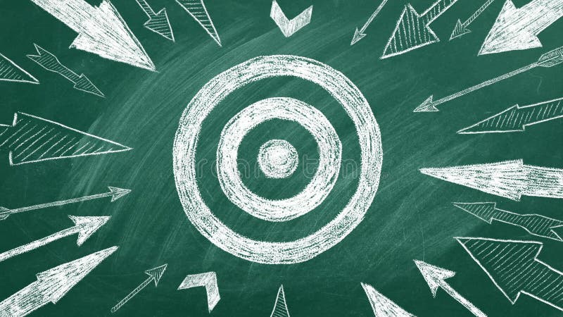 Target and arrows stock video. Video of accuracy, hunt - 203665507