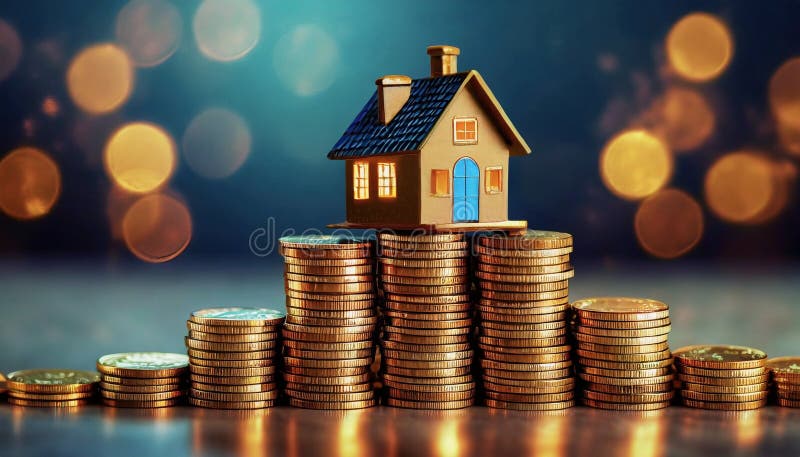 Target with Arrows in the Middle at Sunset Stock Illustration ...