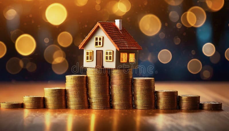 Target with Arrows in the Middle at Sunset Stock Illustration ...