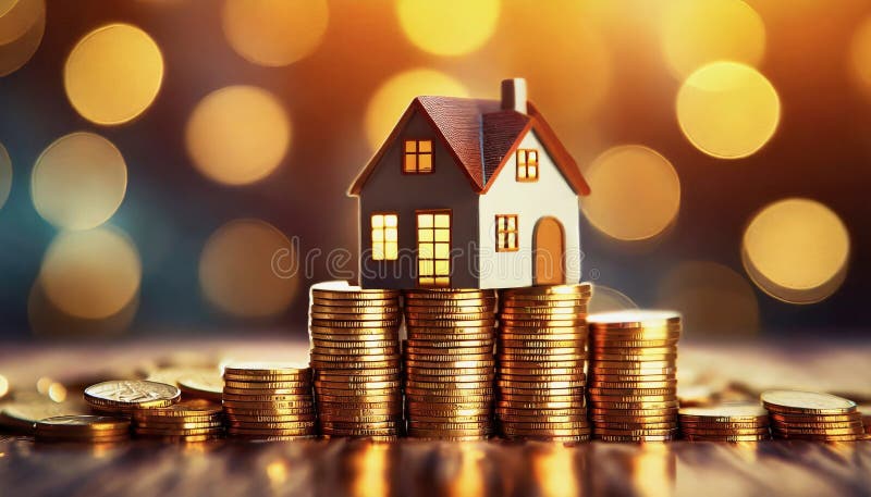 Target with Arrows in the Middle at Sunset Stock Illustration ...