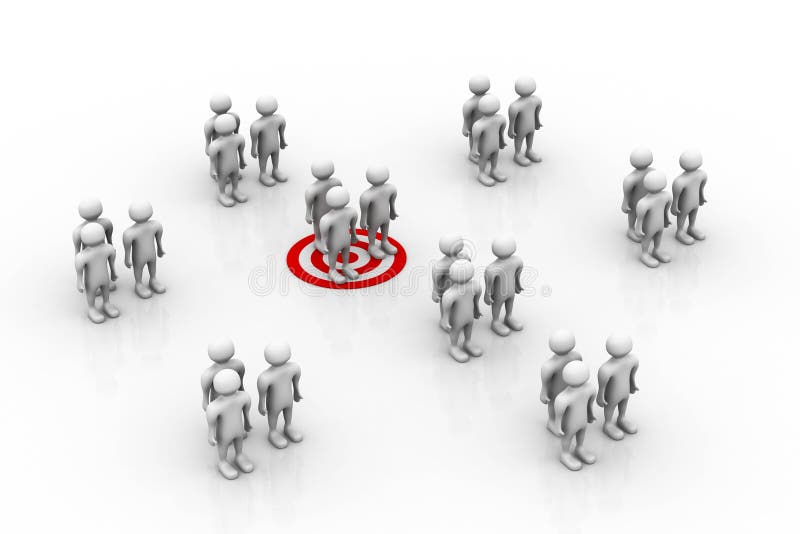 Target Audience Signs Customers Demo Groups Prospects Stock ...