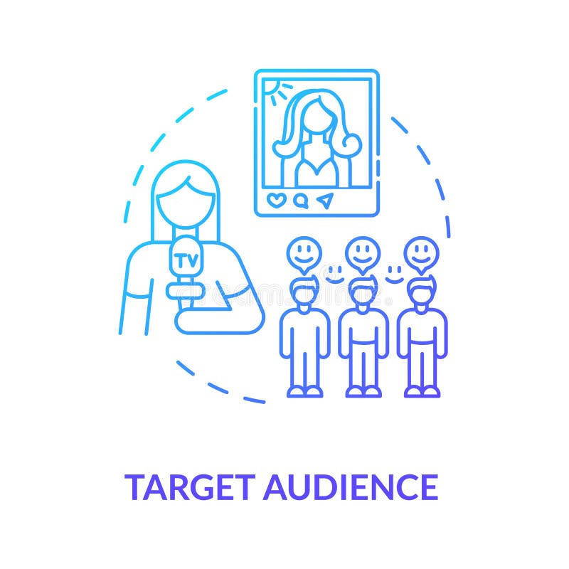 Target Audience Segmentation Concept Icon Stock Vector - Illustration ...