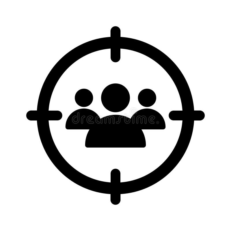 Target Audience, Audience, Customer, Target Fully Editable Vector Icons ...