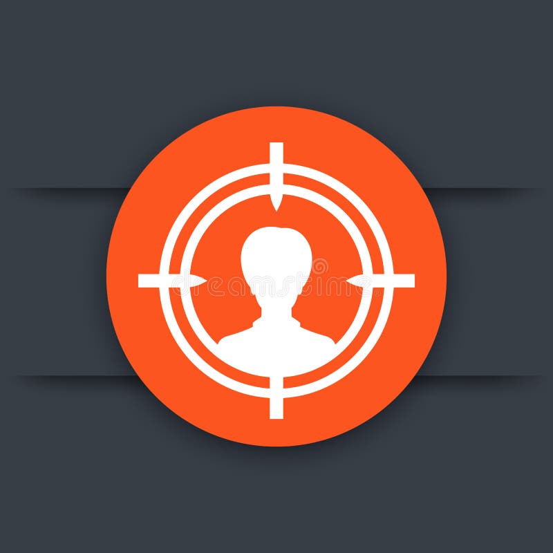 Target Audience, Customer, Potential Client Icon Stock Vector ...