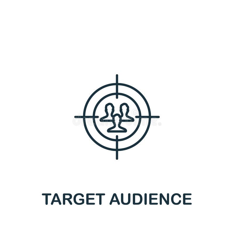Target Audience Icon. Monochrome Simple Community Icon for Templates ...