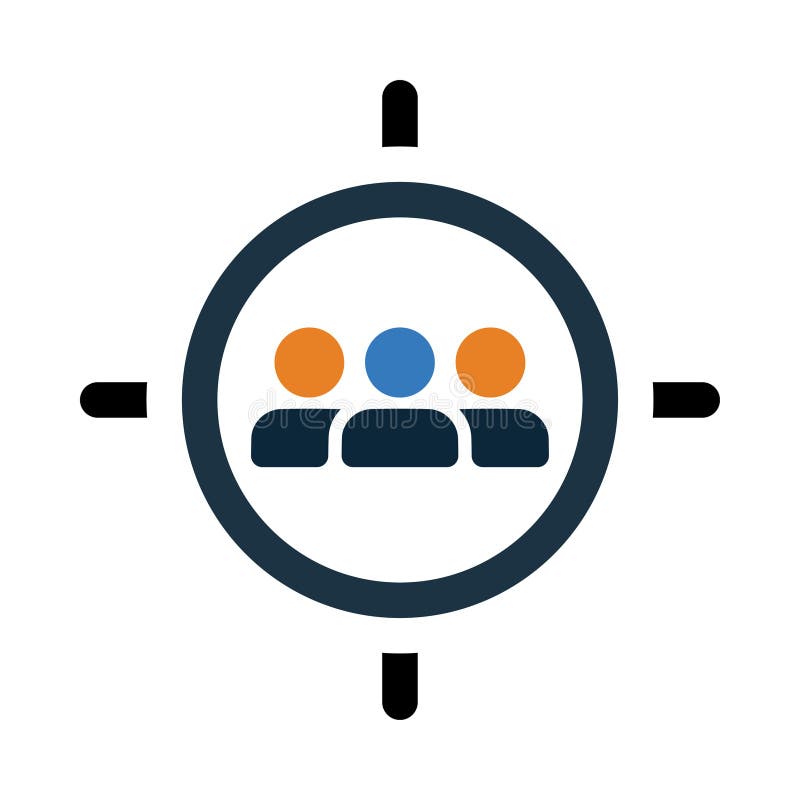 Target, Audience, People, Man, Target Audience Icon Stock Vector ...