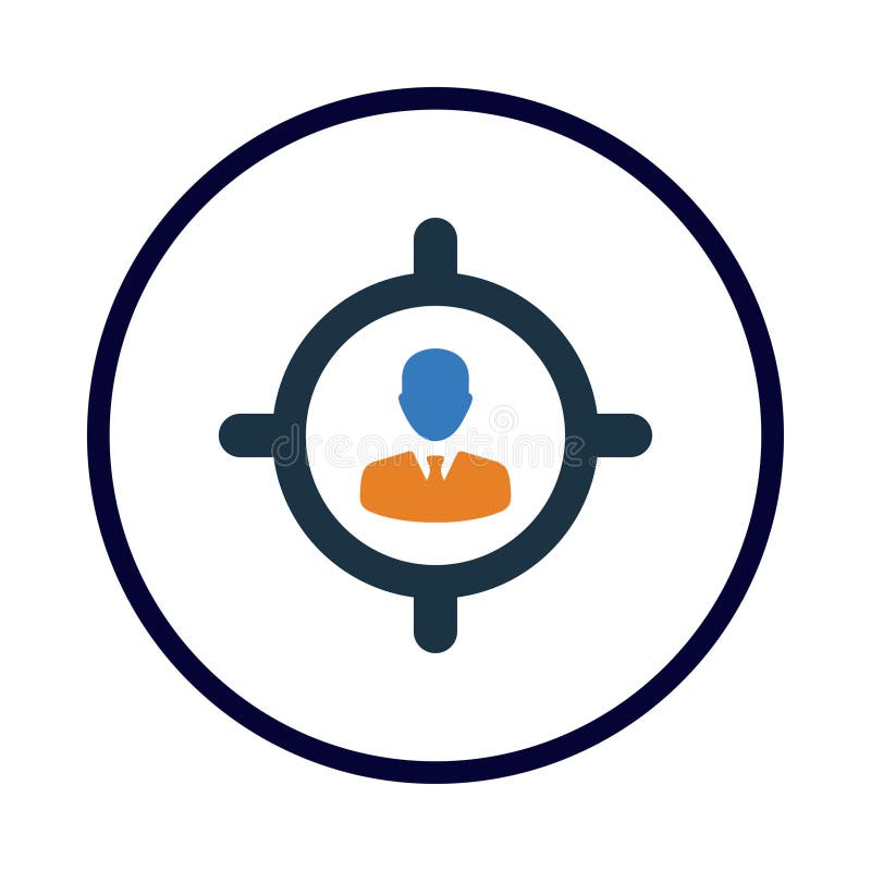Target, Audience, People, Man, Target Audience Icon Stock Vector ...