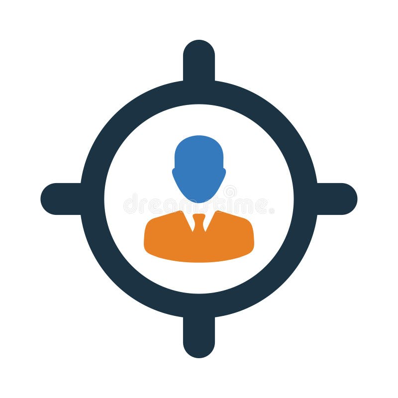 Target, Audience, People, Man, Target Audience Icon Stock Vector ...