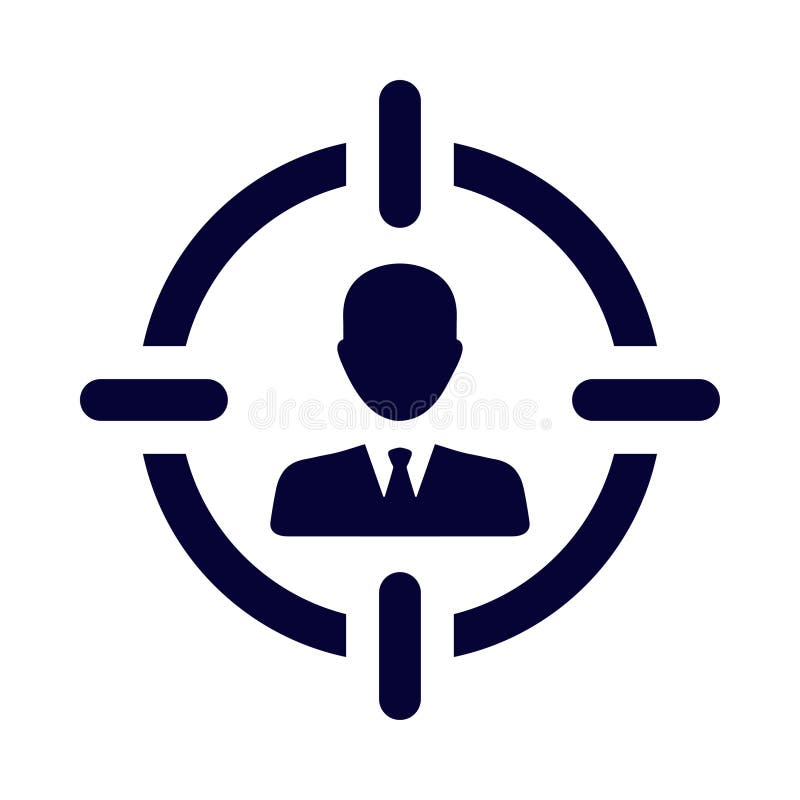 Target, Audience, People, Man, Target Audience Icon Stock Vector ...