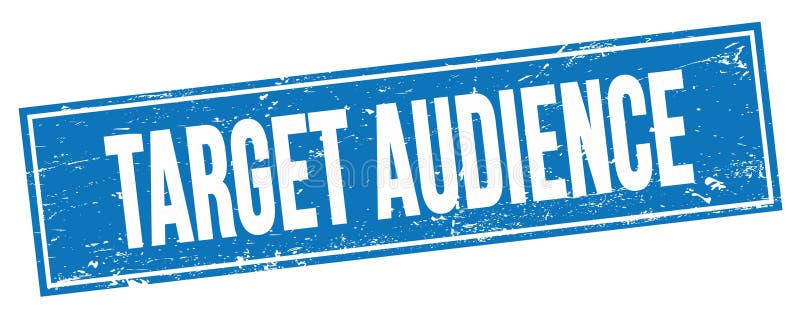 TARGET AUDIENCE Text Written in an Orange Speech Bubble Stock ...