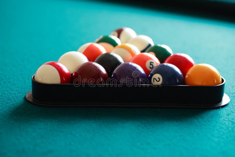 Target ball stock image. Image of break, poolroom, felt - 4216817