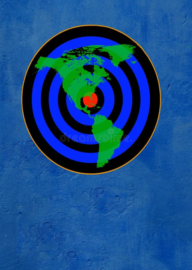 Target on blue stock image. Image of goal, leisure, target - 16870565