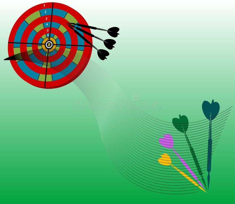 Target board stock vector. Illustration of precise, performance - 5470012