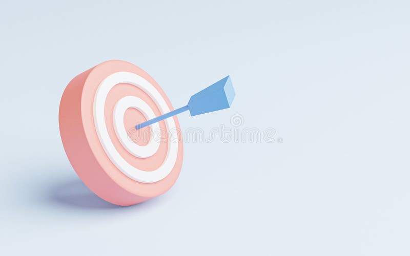 Target Board with Arrow for Challenge Setup Business Achievement Goal ...