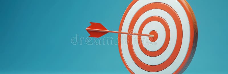 Target Board with an Arrow in the Middle, AI Generated Stock ...