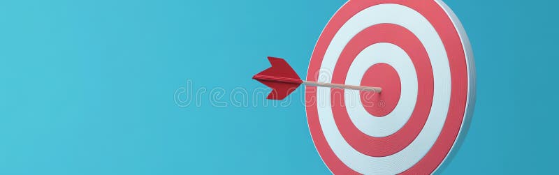Target Board with an Arrow in the Middle, AI Generated Stock ...