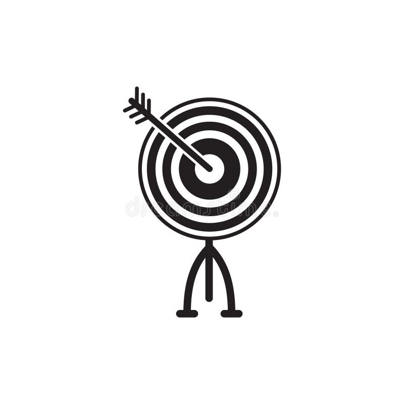 Target Board. Vector Illustration Decorative Design Stock Vector ...