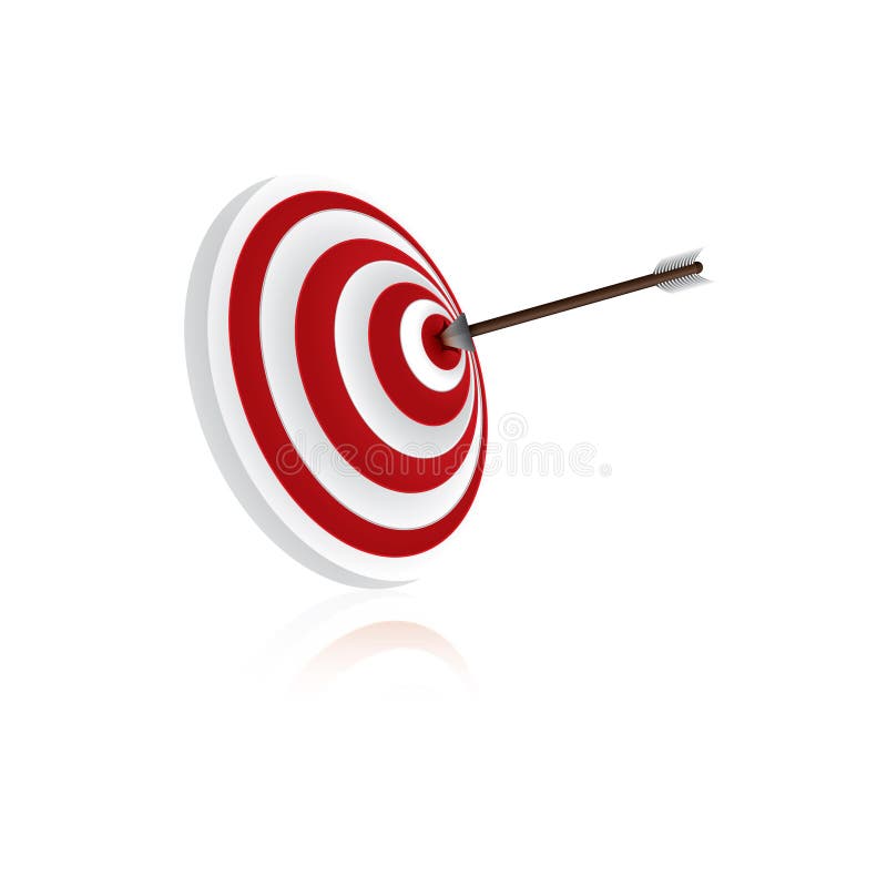 Target Board. Vector Illustration Decorative Design Stock Vector ...