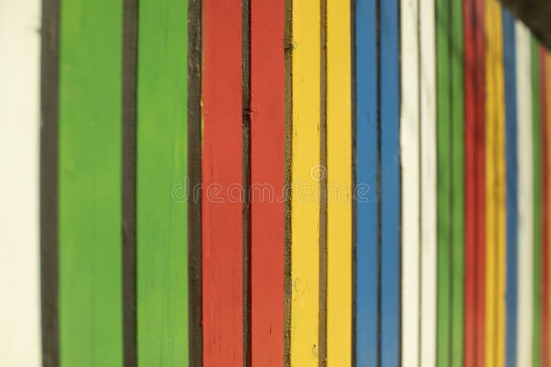 Target Boards. Painted Fence Stock Image - Image of selective, painted ...